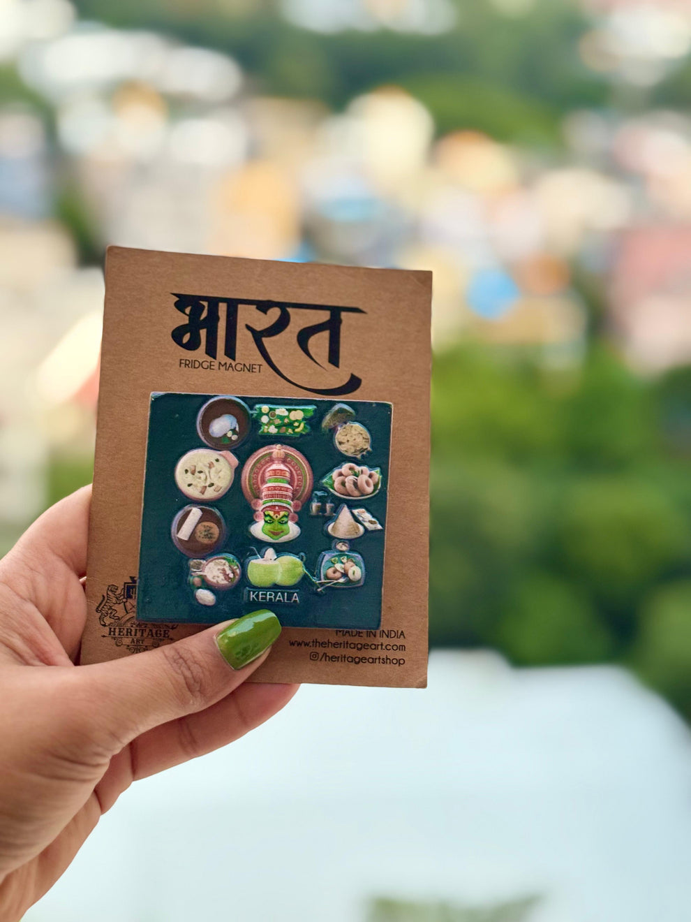 Tiny Kerala Delight Fridge Magnet – The Heritage Art